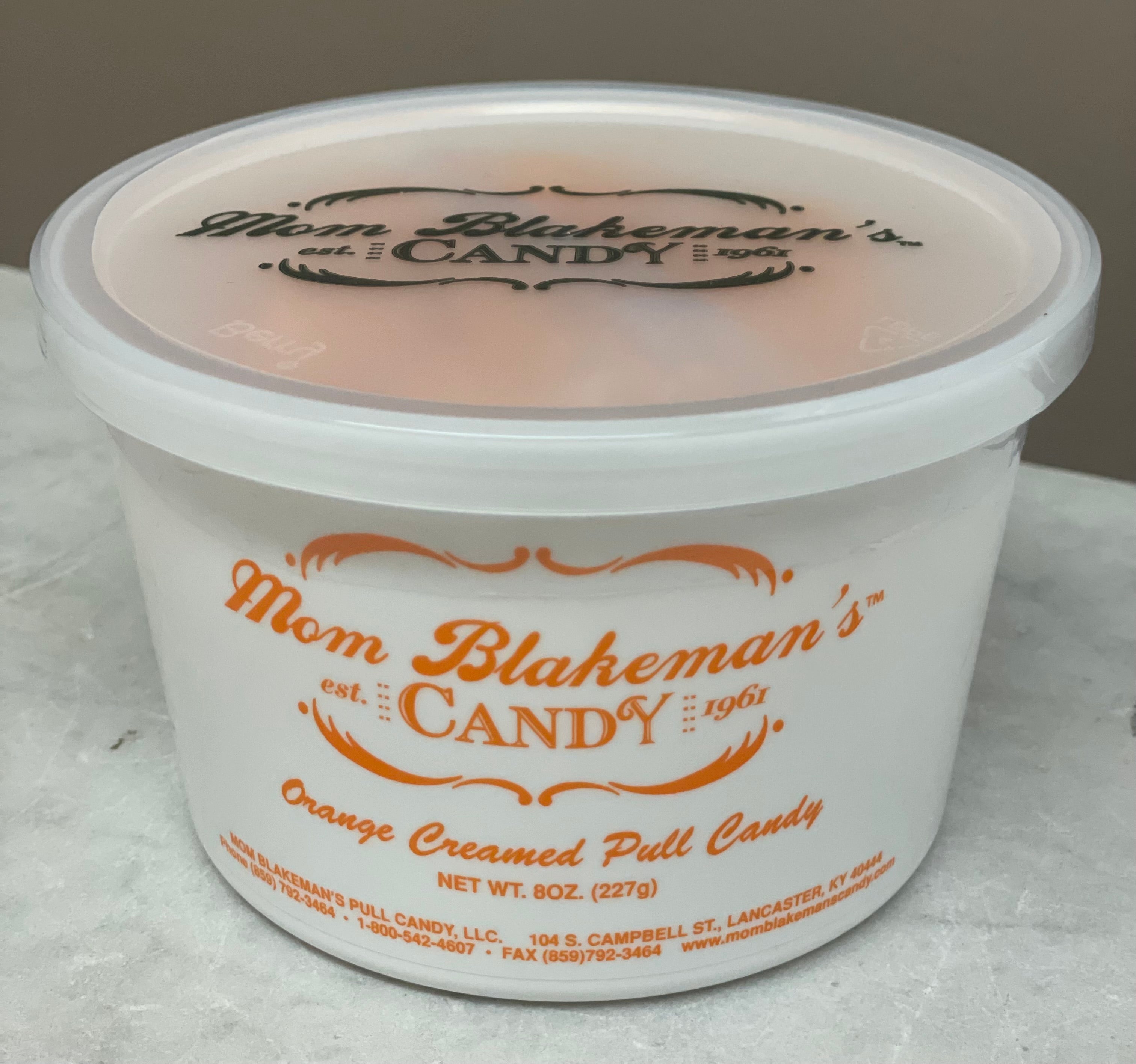 Orange - 8 oz Tub – Mom Blakeman's Candy